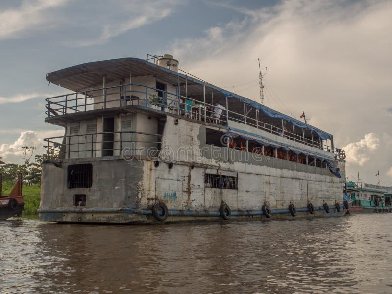 Amazon River editorial photo. Image of forest, cargo - 208643216