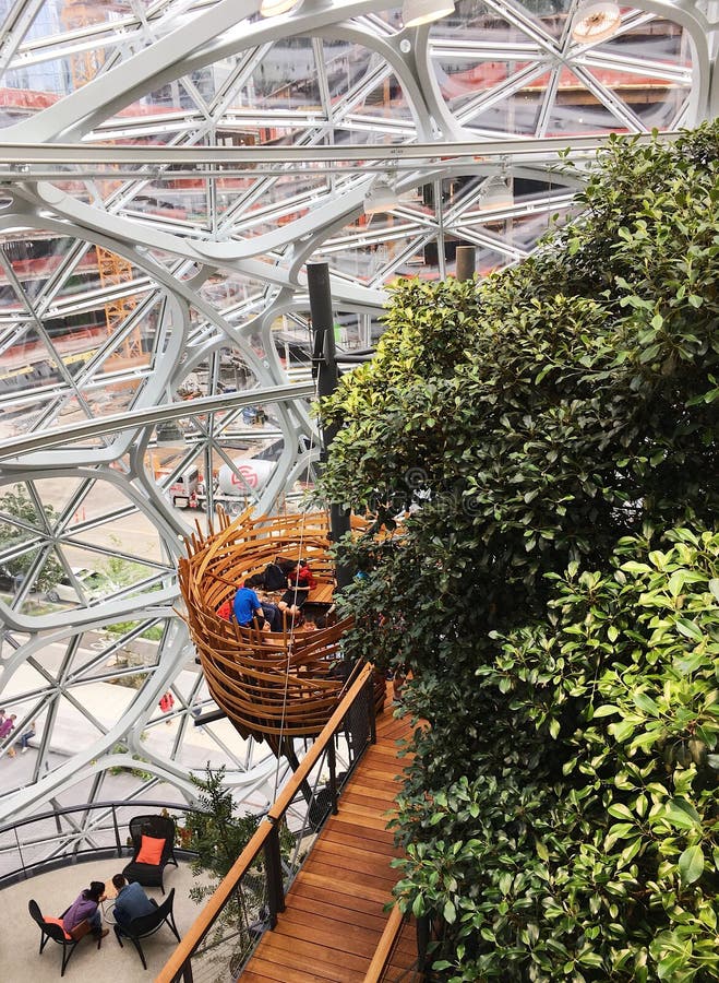 Amazon Spheres in Seattle, Washington Editorial Image - Image of ...