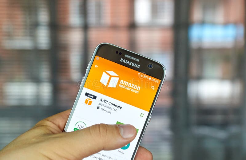 Amazon Web Services editorial image. Image of international - 76756980