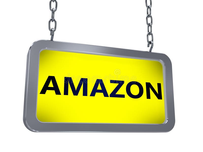 Amazon on billboard editorial image. Illustration of board - 113200555
