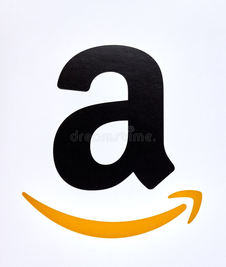 Amazonas-Logo Auf Einem Weißen Hintergrund Redaktionelles Foto - Bild ...