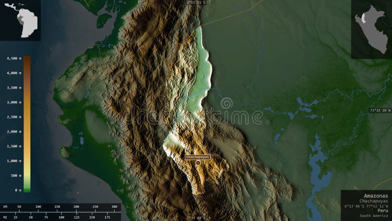 Amazonas, Peru - Composition. Physical Stock Illustration ...