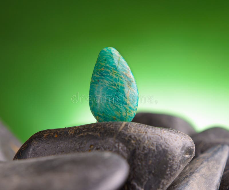 Amazonite Also Called Amazon Stone Stock Photo - Image of color, shine ...