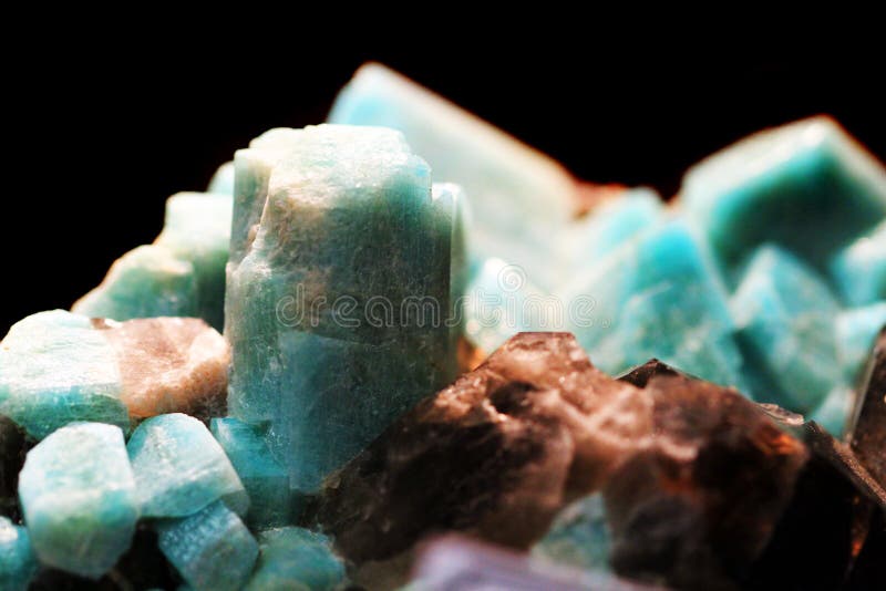 Amazonite stock image. Image of blue, amazonite, feldspar - 107148263