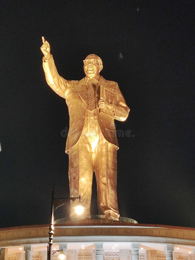 Ambedkar Statue at Hyderabad Stock Image - Image of hyderabad, statue ...