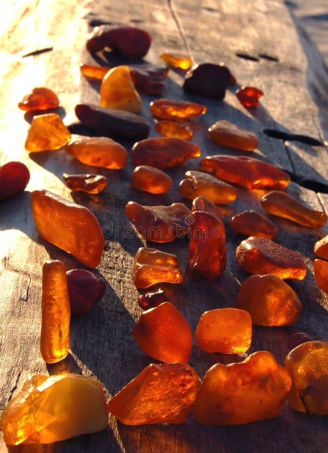 Set of Diverse, Multi-coloured, Raw Amber Stock Photo - Image of resin ...