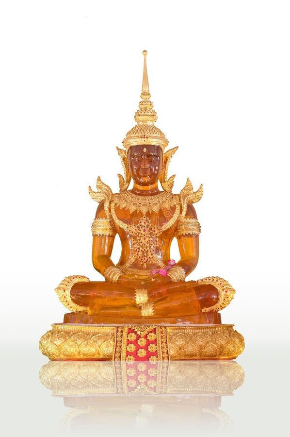 Amber buddha image stock image. Image of mold, thai, isolate - 20693677