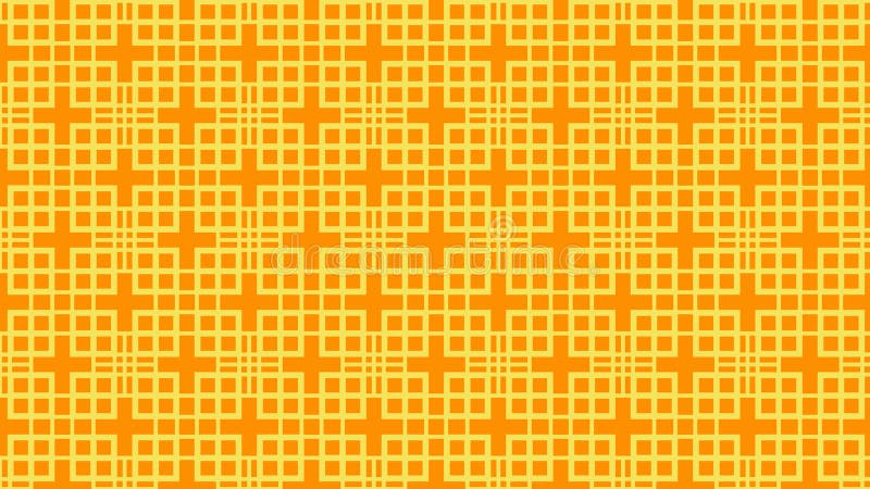 Amber Color Geometric Square Pattern Stock Vector - Illustration of ...