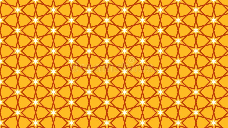 Amber Color Star Pattern Vector Stock Vector - Illustration of swatches ...