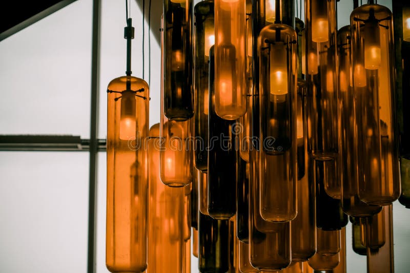 Amber -colored light stock image. Image of incandescent - 301357343