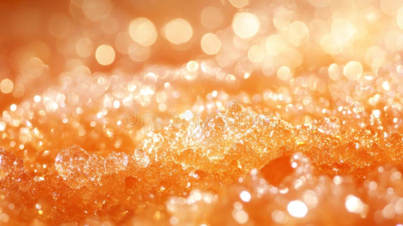Amber Crystal Texture Glimmering Light Abstract Background Stock ...