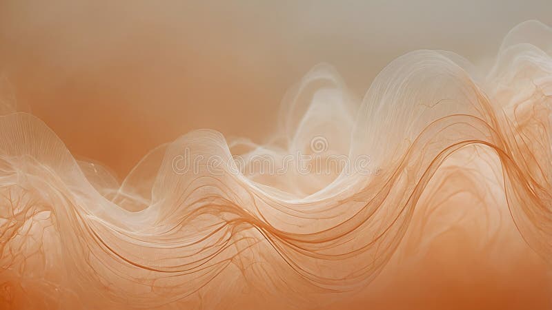 Amber Energy Flow – 417 Hz Frequency Stock Illustration - Illustration ...