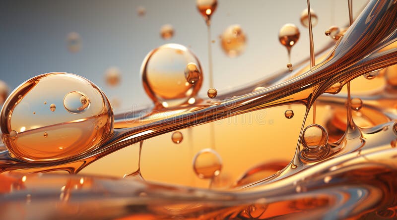 Amber Fluidity stock photo. Image of closeup, reflective - 301813036