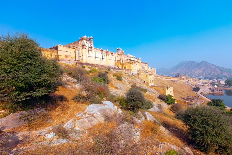 Amber Fort stock photo. Image of historical, asian, fortified - 29557256