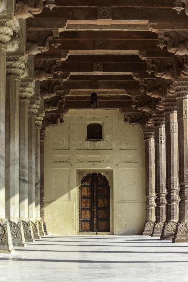 Amber Fort interiors stock photo. Image of architecture - 98069178