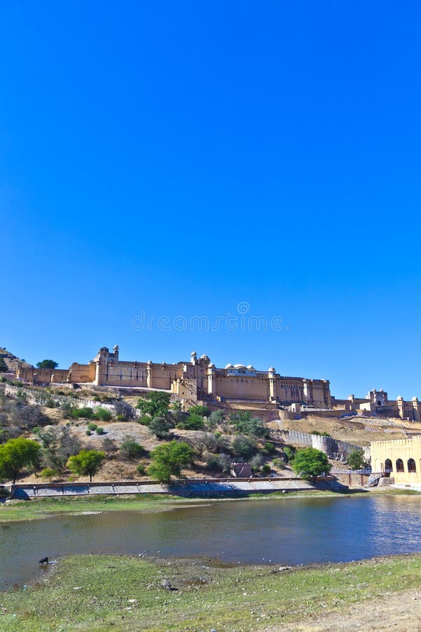 Amber Fort in Jaipur stock image. Image of hindu, asian - 58540843