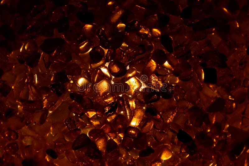 Amber Grains with Backlight Illumination Stock Image - Image of ...
