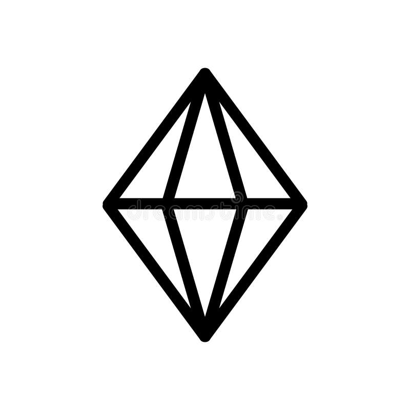 Amber Icon Vector. Isolated Contour Symbol Illustration Stock Vector ...