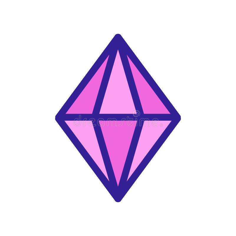 Amber Icon Vector. Isolated Contour Symbol Illustration Stock Vector ...