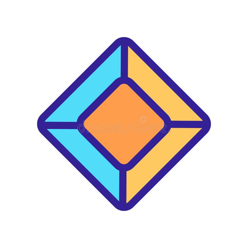 Amber Icon Vector. Isolated Contour Symbol Illustration Stock Vector ...