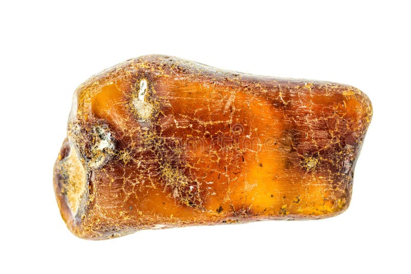 Amber with Inclusions in a Macro Cut Out Stock Photo - Image of ...