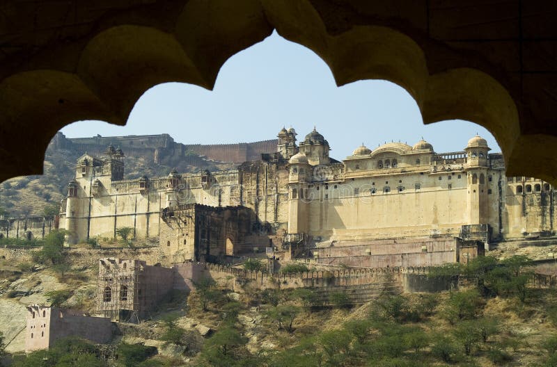 Amber Palace stock image. Image of details, rajasthan - 10516657