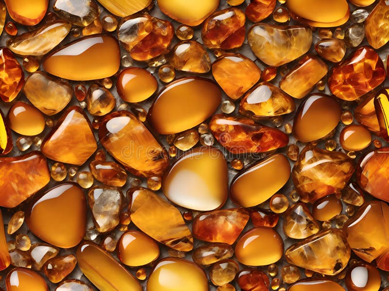 Texture of the Amber Stone Wall Stock Illustration - Illustration of ...