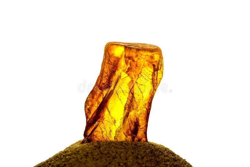 Amber in Sun with Inclusions Stock Photo - Image of healing, ancient ...