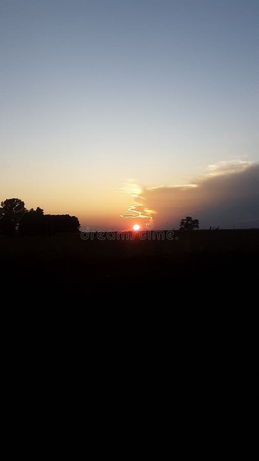 Amber sunset stock photo. Image of ireland, sepia, reflection - 18902