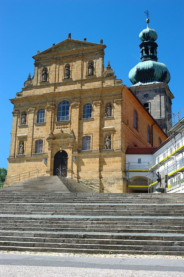 Amberg, Mariahilfkirche (Marias Help Church) Stock Image - Image of ...