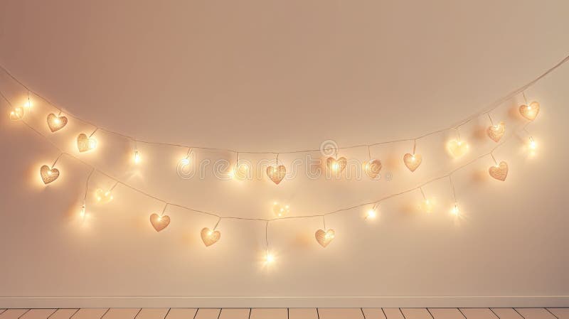 Ambiance String Lights Banner Stock Illustration - Illustration of ...
