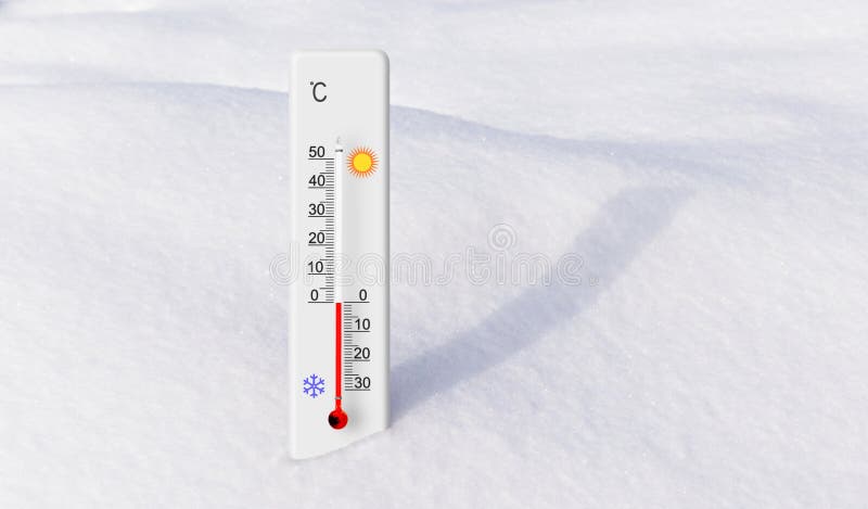 Ambient Temperature Zero Degrees Stock Photo - Image of measure ...