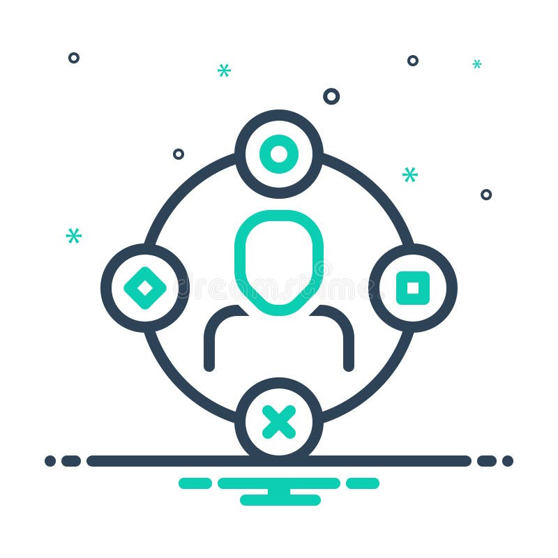 Mix Icon for Ambient User Experience, Comprehensive and Extensive Stock ...