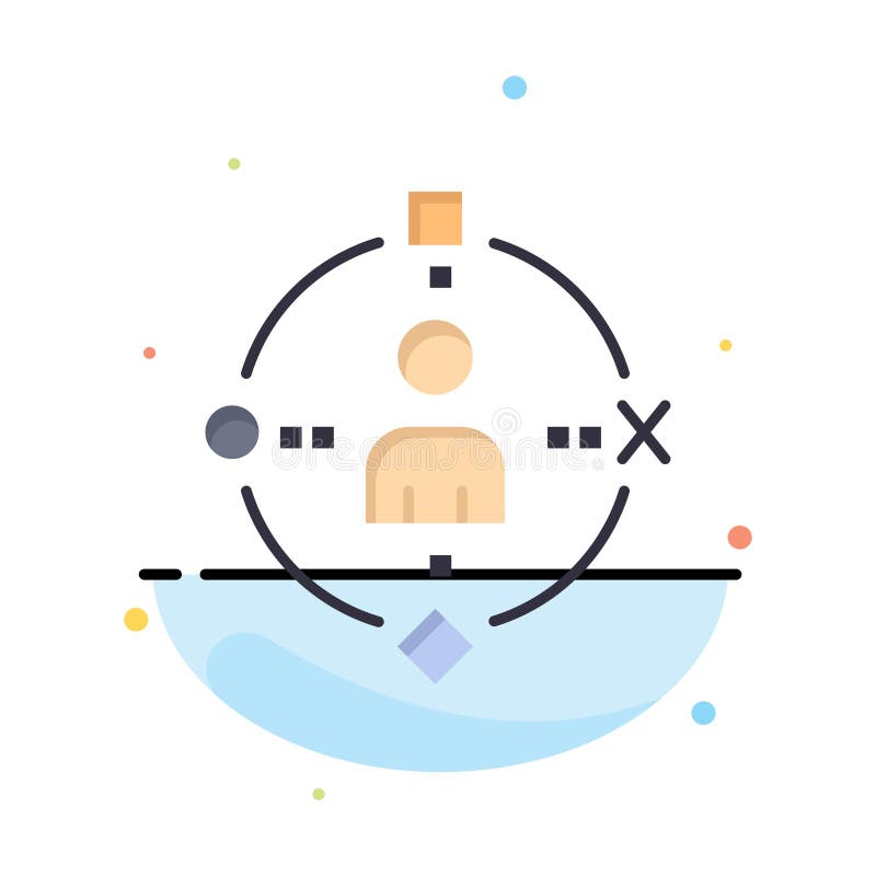 Ambient, User, Technology, Experience Abstract Flat Color Icon Template ...