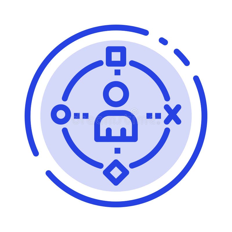 Ambient, User, Technology, Experience Blue Solid Logo Template. Place ...