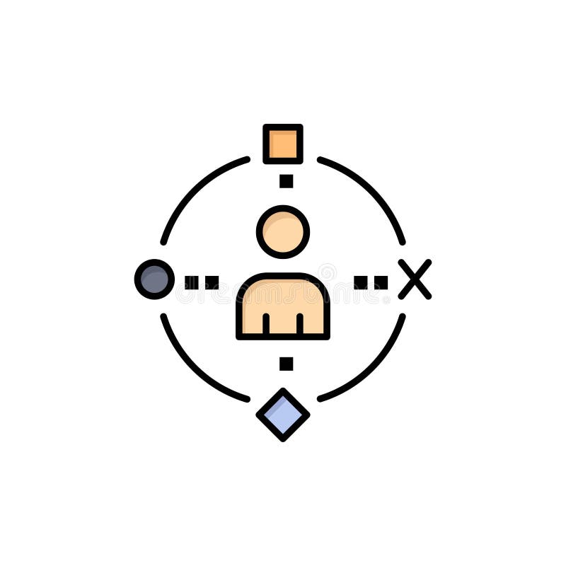 Ambient, User, Technology, Experience Flat Color Icon. Vector Icon ...