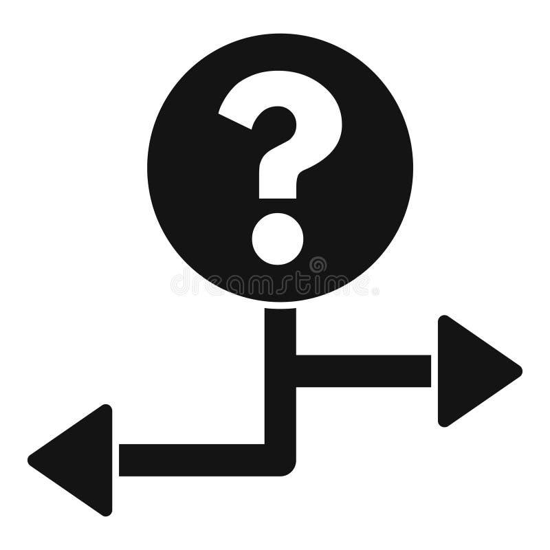 Ambiguity Analysis Icon Simple Vector. Data Confused Stock Vector ...