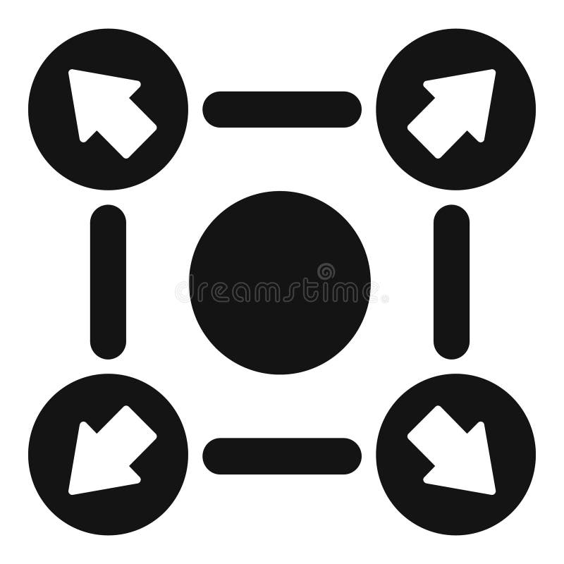 Ambiguity Square Icon Simple Vector. Business Choice Stock Vector ...