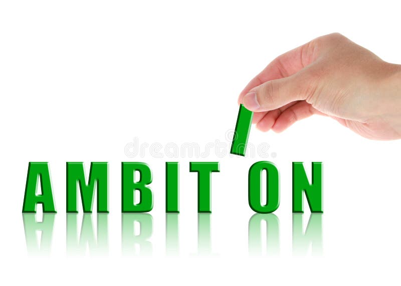 Met In Hand Ambitie, Ga Ik Het Bedrijfsleven Veranderen Stock Foto ...