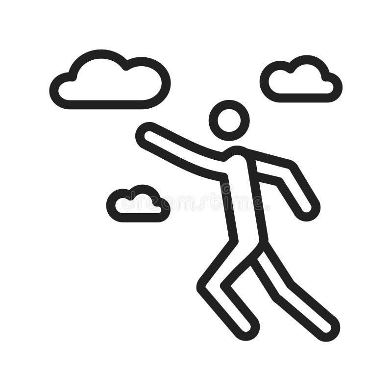 Het Ambitieuze Concept Van Het Persoonlijkheids Zwarte Pictogram ...