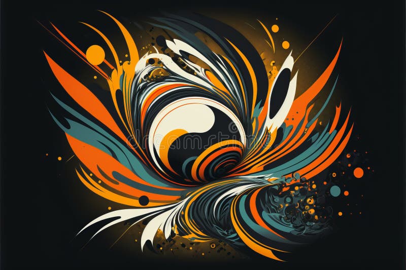 Ambition Abstract Art (generative AI) Stock Illustration - Illustration ...