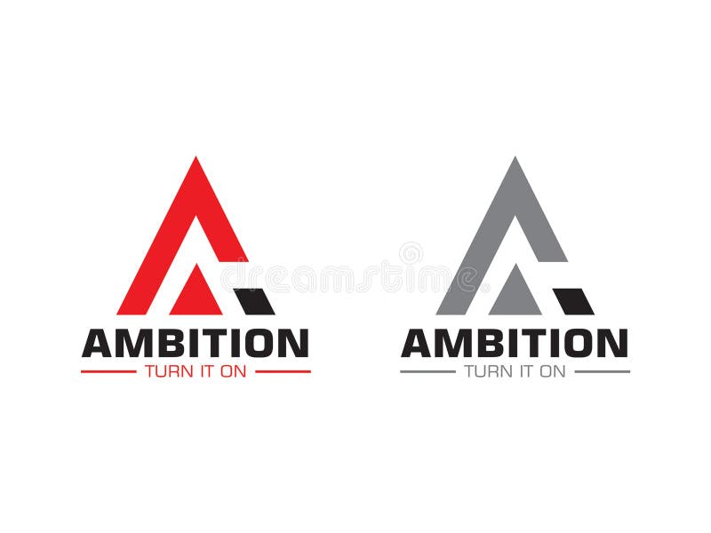 Ambition Logo | a Letter Logo Template Stock Vector - Illustration of ...