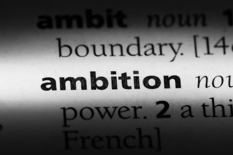 Word Ambition Dictionary Stock Photos - Free & Royalty-Free Stock ...