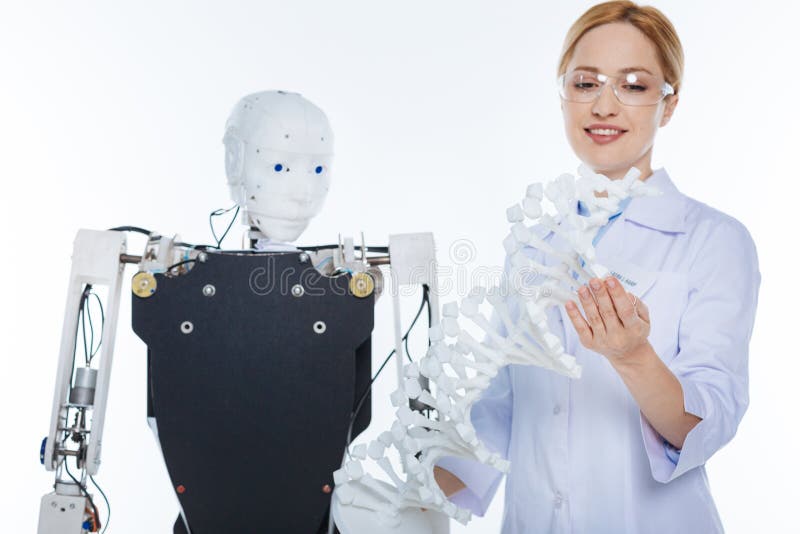 Ambitious Creative Scientist Experimenting with Concepts Stock Image ...