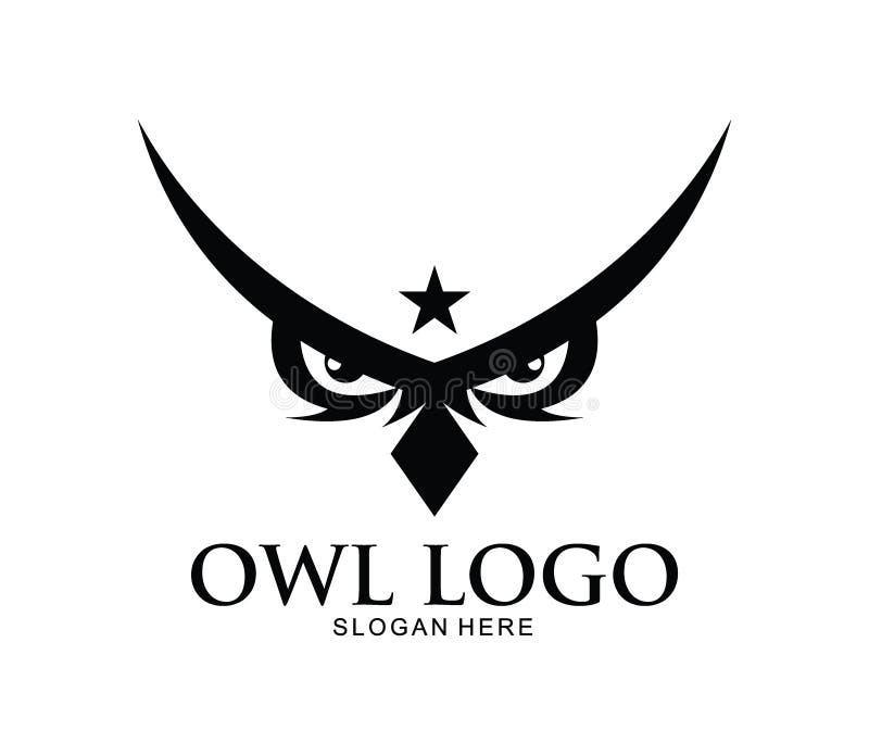 Ambitious Sharp Vision Eyes Owl Bird Vector Logo Design Stock ...