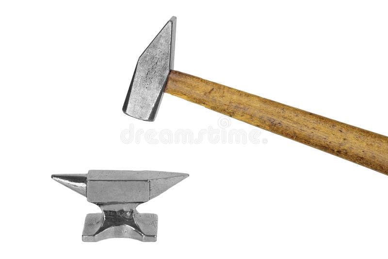 Amboss und Hammer stockbild. Bild von griff, bank, haupt - 37285113