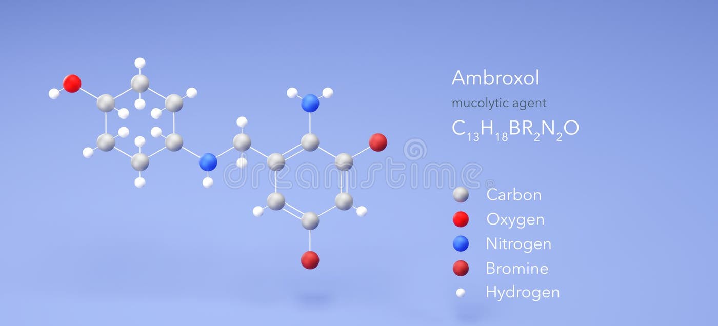 Ambroxol Molecule Stock Illustrations – 21 Ambroxol Molecule Stock ...