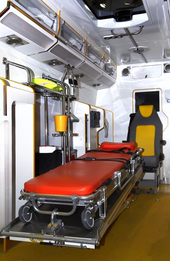 Ambulance back stock image. Image of ambulance, inside - 2816565