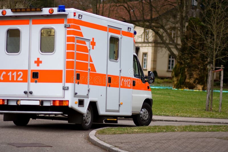 Ambulance in motion stock photo. Image of drive, medical - 24443760