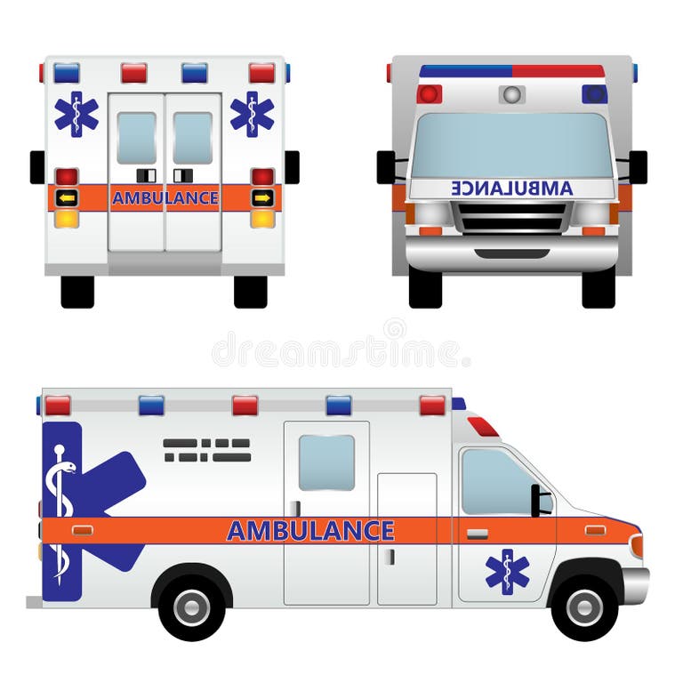 Cartoon Ambulance Rear Stock Illustrations – 118 Cartoon Ambulance Rear ...